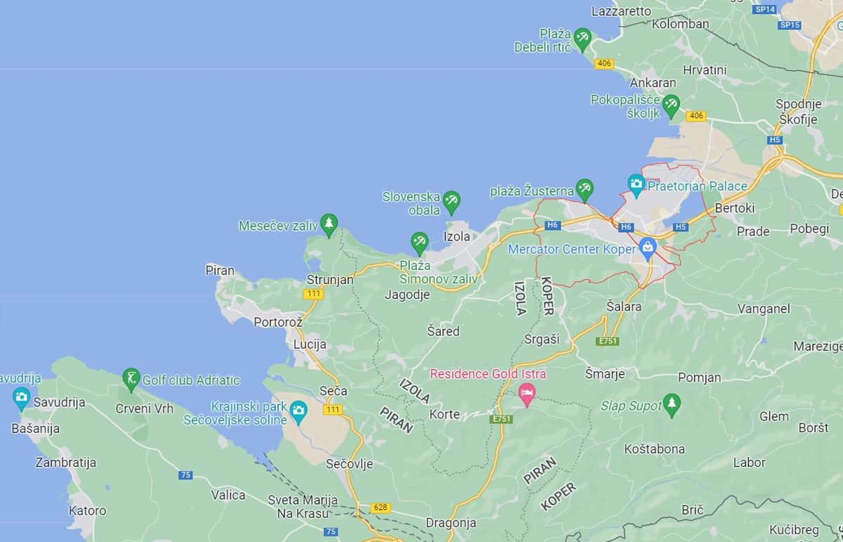 Slovenian coast - 43km - Dr Jam Travels